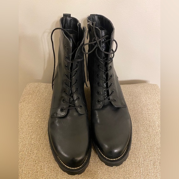 Sam Edelman | Shoes | Sam Edelman Garret Leather Combat Boots | Poshmark